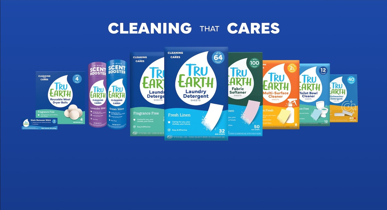 Tru Earth Laundry Strips - Eco-friendly Laundry Detergent Sheets – Tru ...